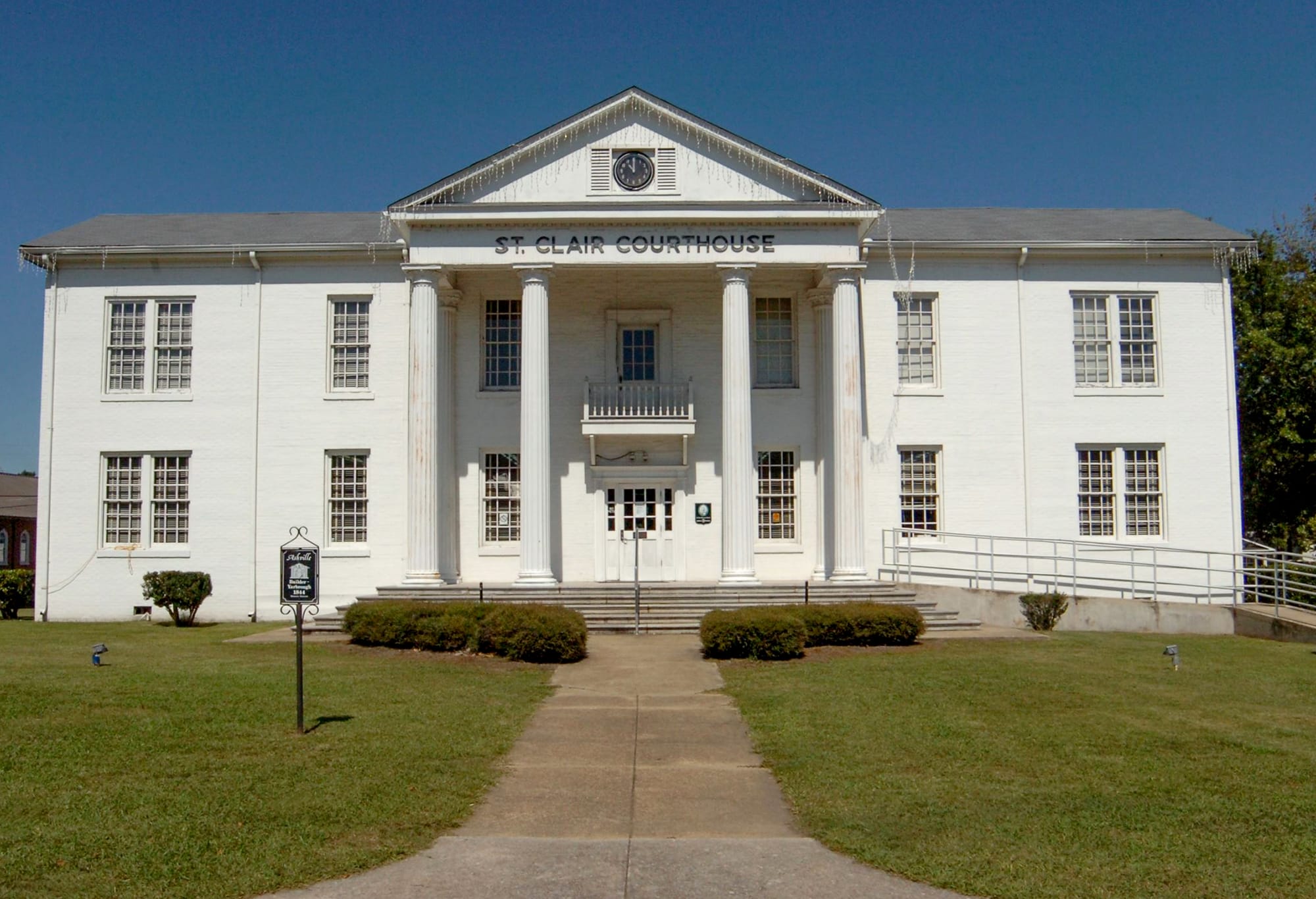 Map Of St. Clair County Alabama