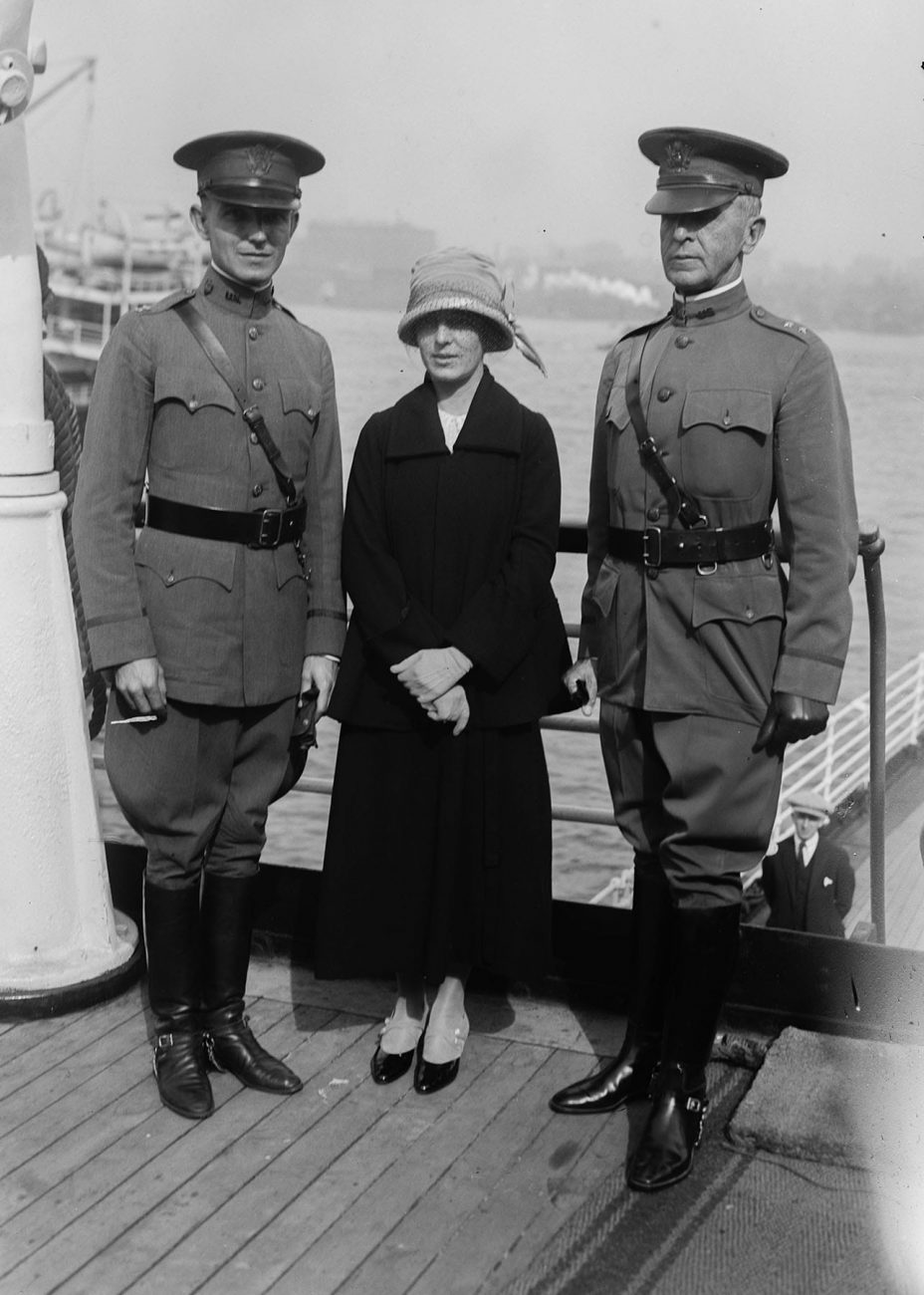 Col. Eugene M. Caffey, Rose Bullard, and Robert Lee Bullard ...