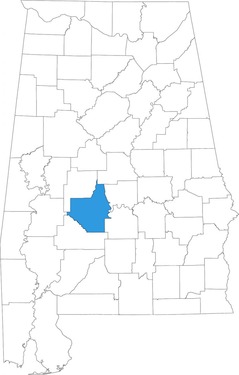 Dallas County Map - Encyclopedia of Alabama