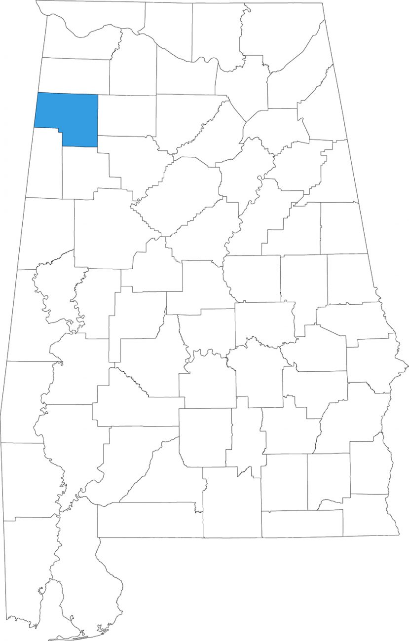 Marion County Map - Encyclopedia of Alabama