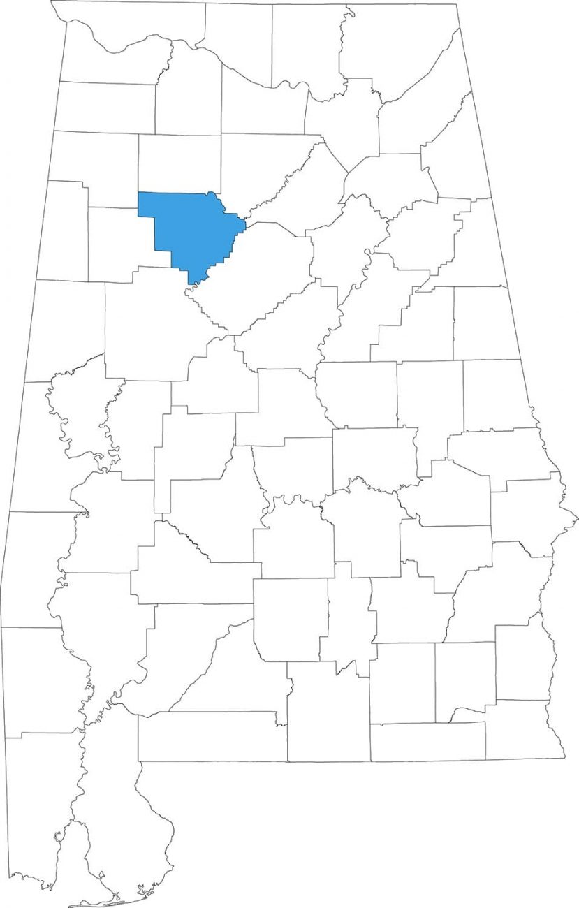 Walker County Map - Encyclopedia of Alabama